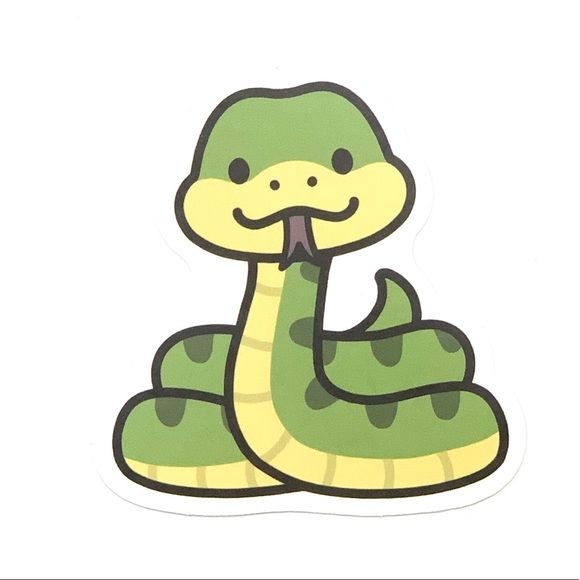 Accessories | Green Snake Sticker | Poshmark